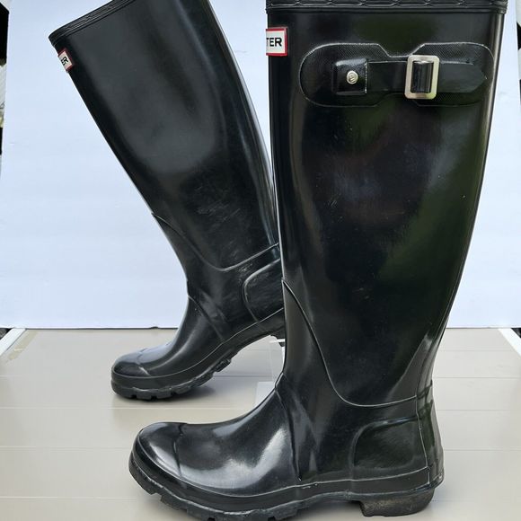 Hunter | Shoes | Hunter Womens Rubber Waterproof Rain Boots Original ...